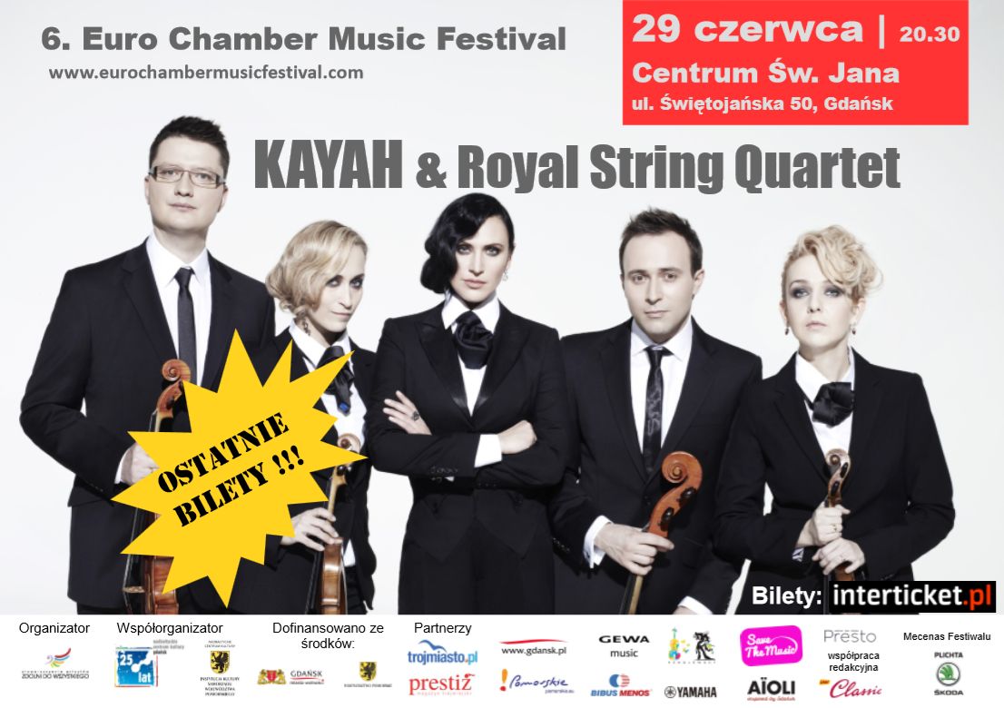 Koncert Kayah z towarzyszeniem kwartetu smyczkowego - zKaszub.info